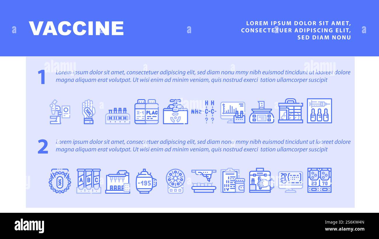 Tools For Building Landing Web Page Header Banner Template Vector ...