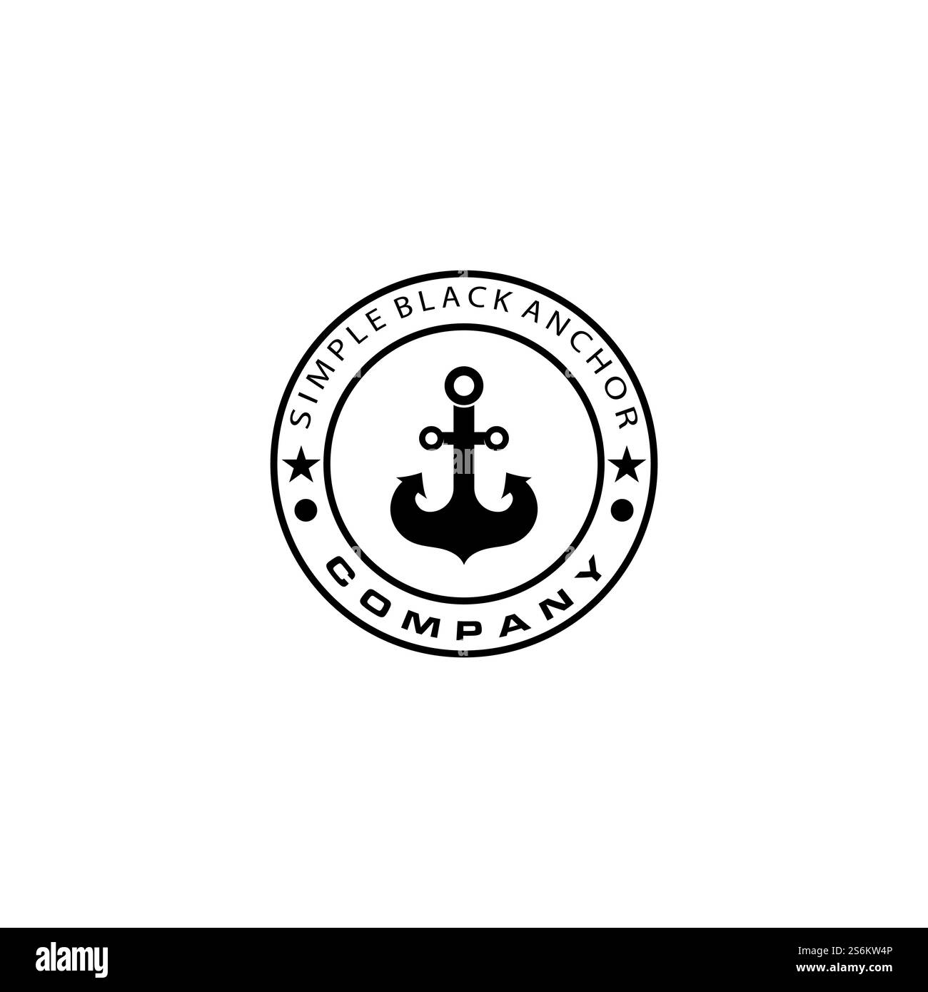 Anchor Logo Template vector symbol design Stock Vector Image & Art - Alamy