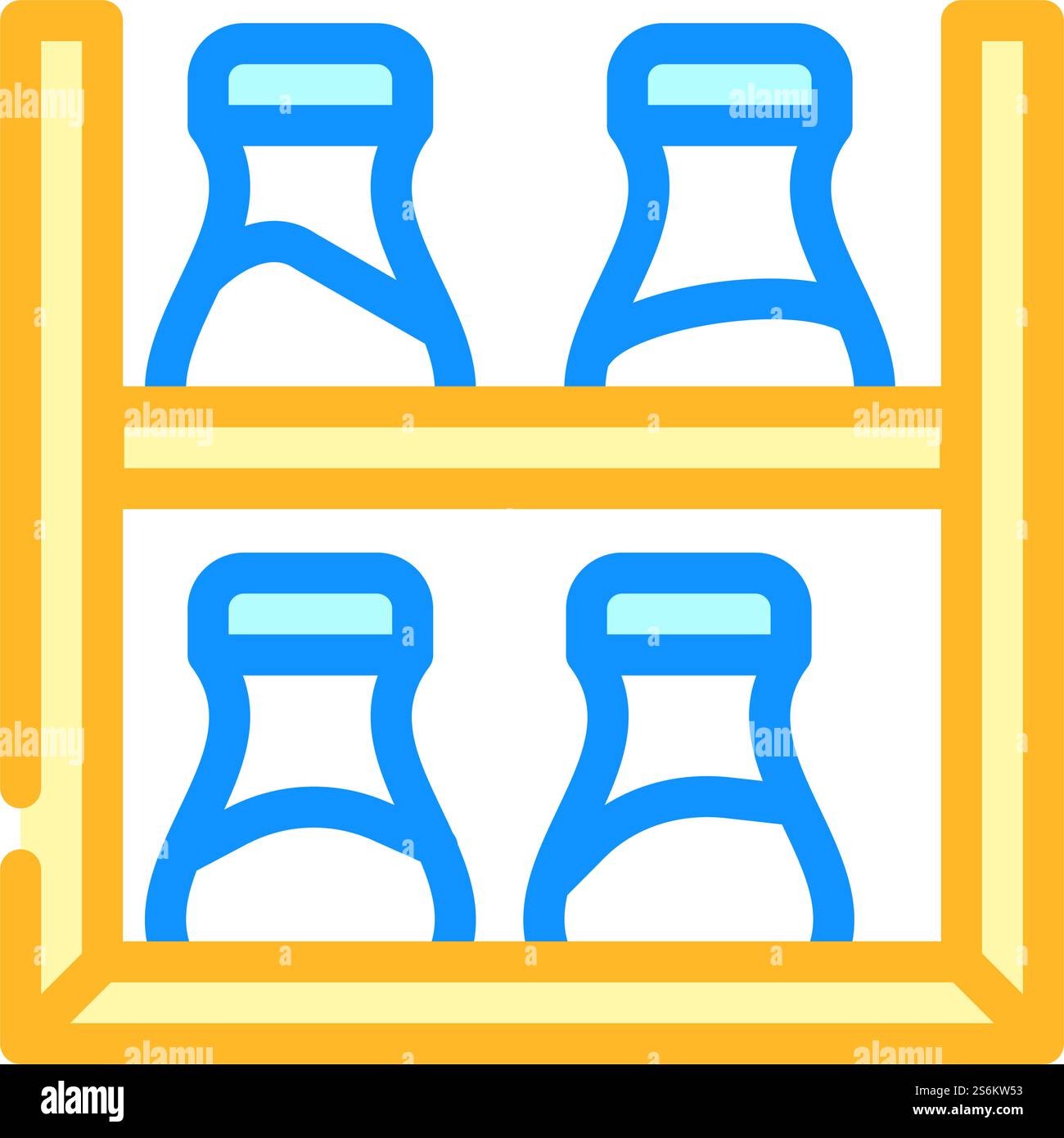 spice shelf color icon vector. spice shelf sign. isolated symbol ...