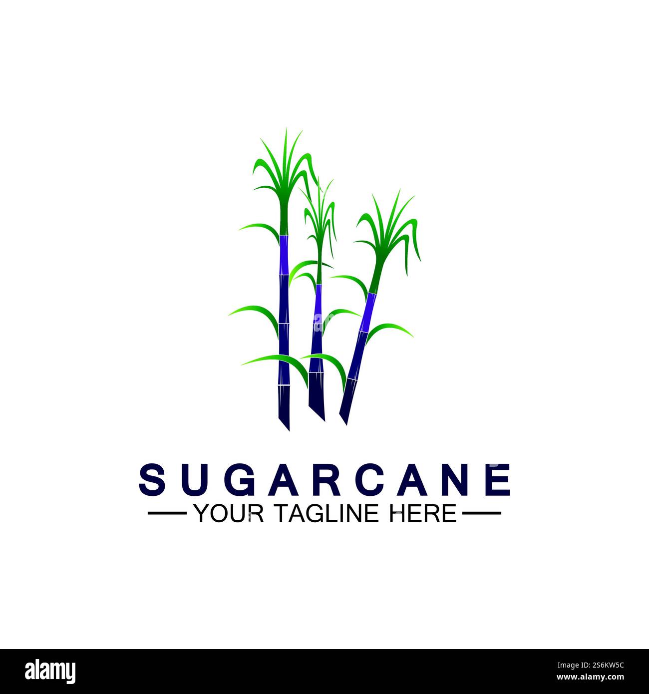 Sugar cane logo icon symbol vector illustration design template Stock ...