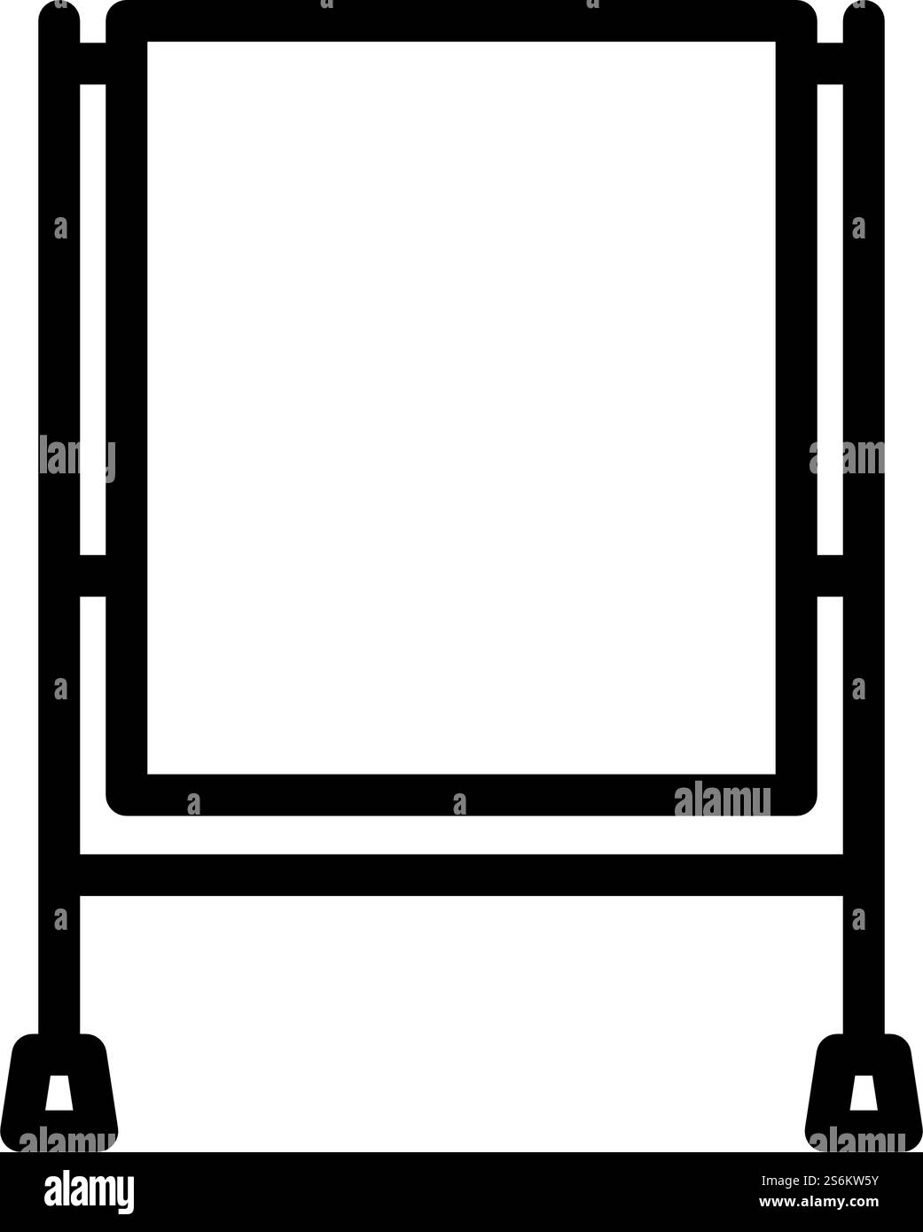 Icon Of Table For Object Photography. Bold outline design with editable ...