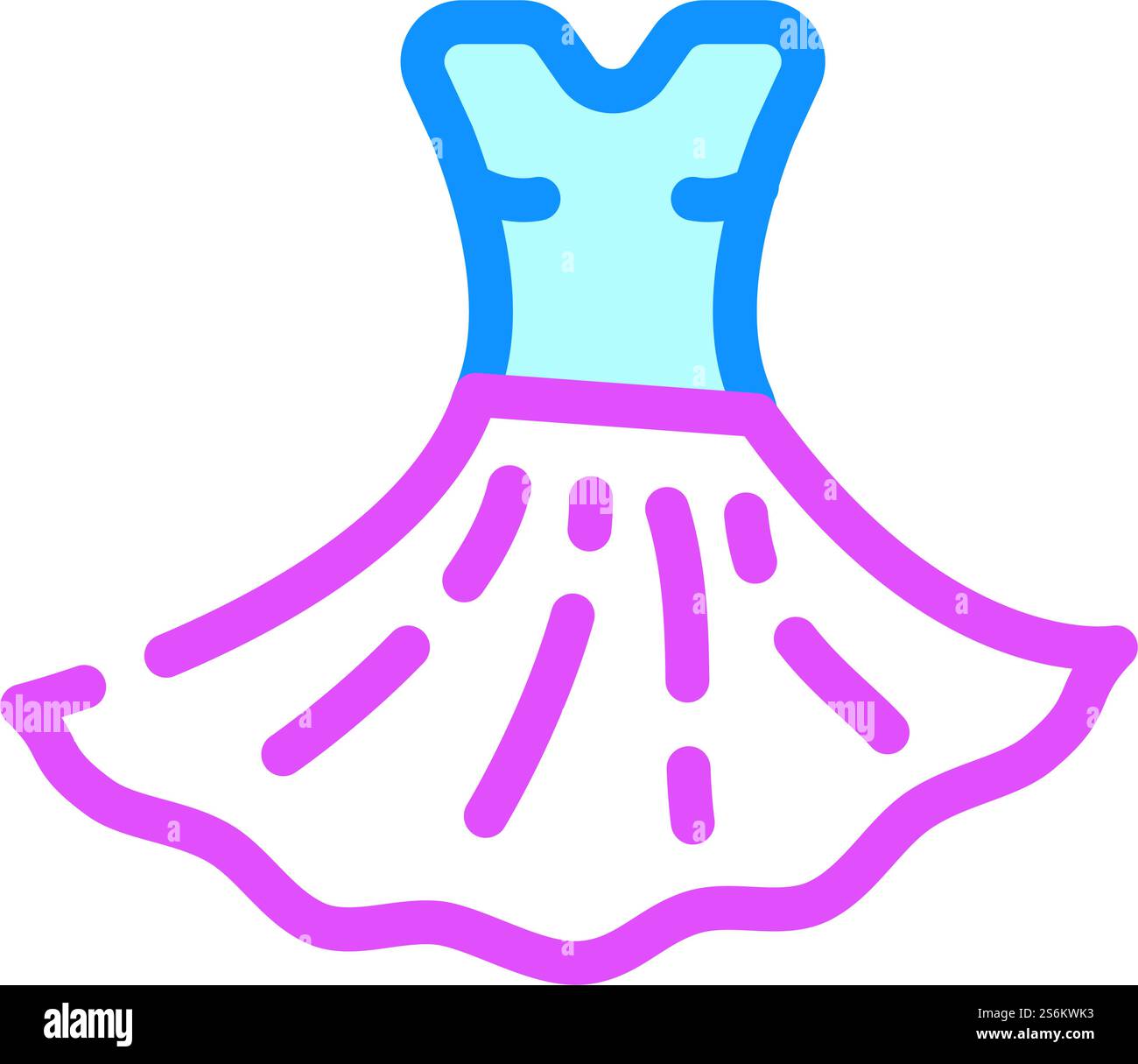 dress dancer color icon vector. dress dancer sign. isolated symbol ...