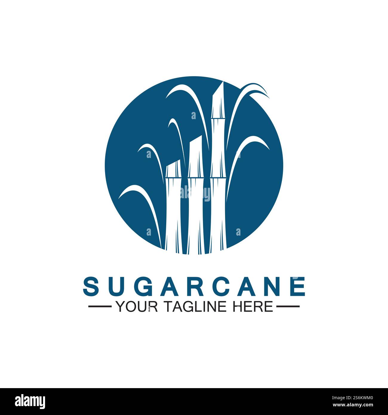 Sugar cane logo icon symbol vector illustration design template Stock ...