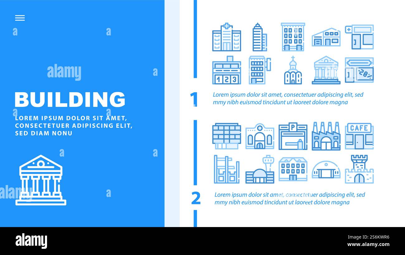 Siege Engine Catapult Landing Web Page Header Banner Template Vector ...