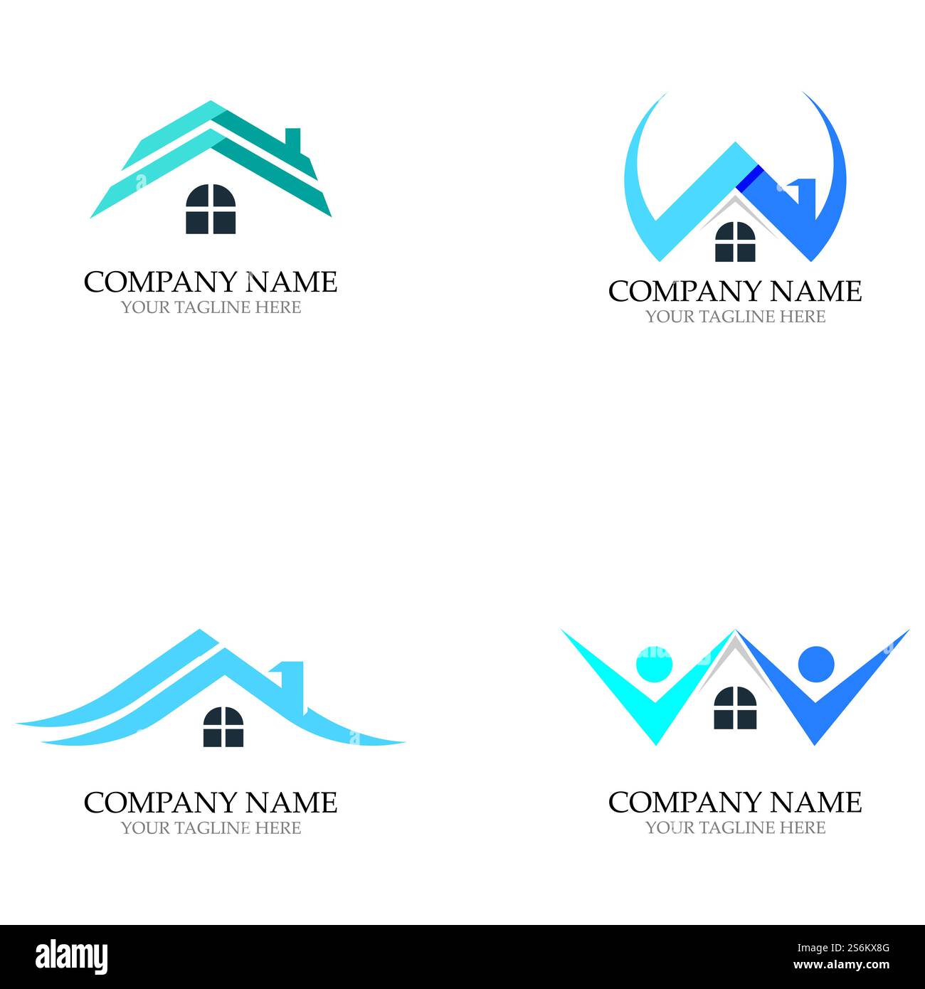 Home Logos and template symbols vector Stock Vector Image & Art - Alamy
