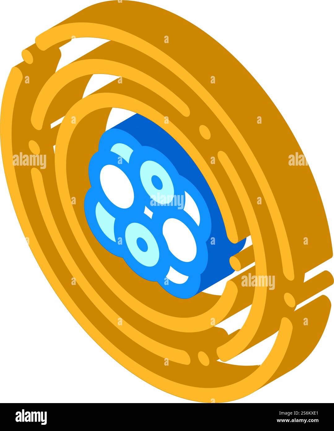 atom electron isometric icon vector. atom electron sign. isolated ...