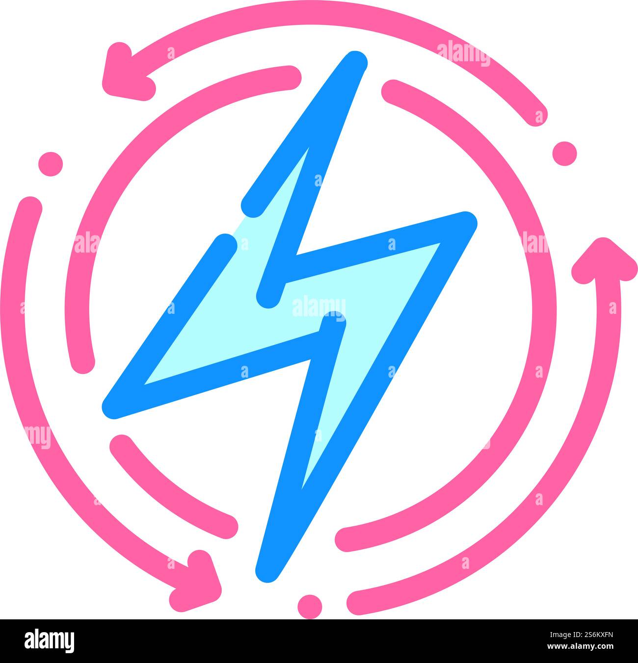 energy transfer sign color icon vector. energy transfer sign sign ...