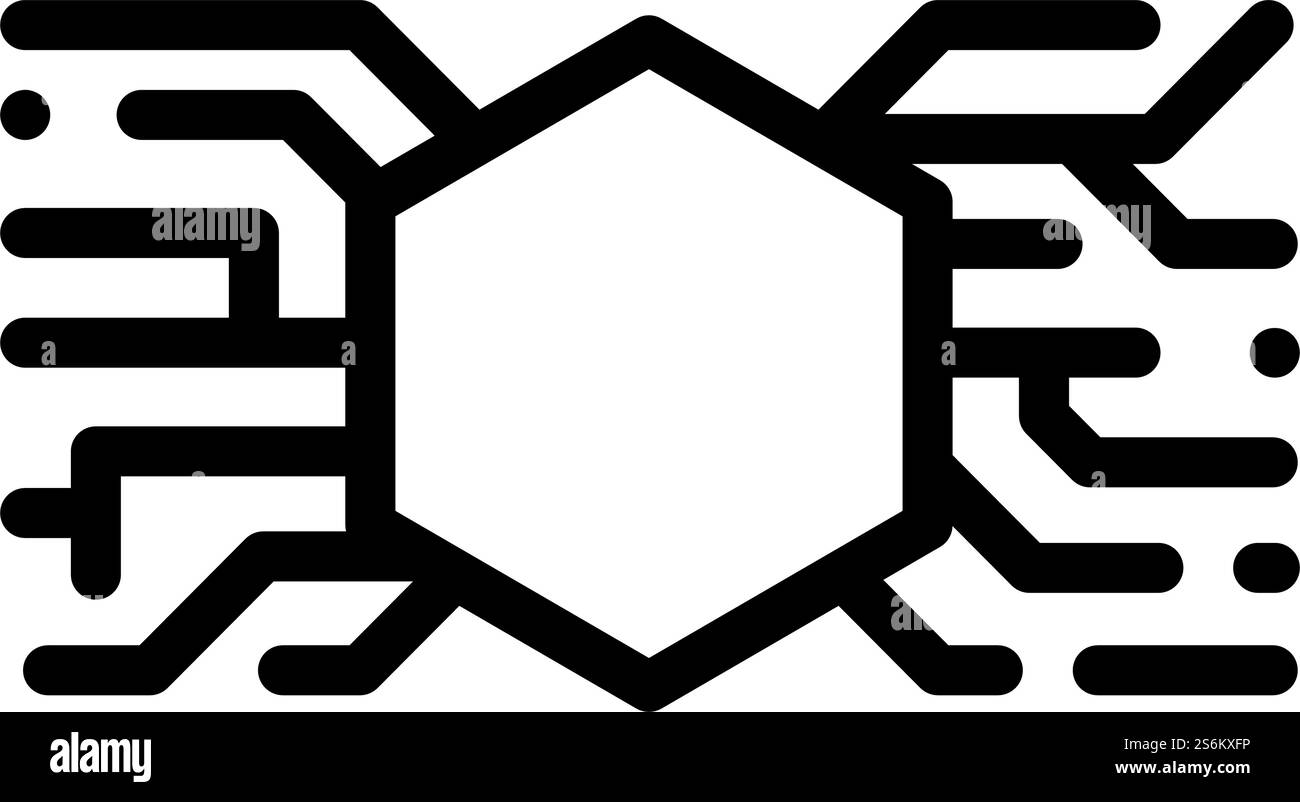 abstract symbolism line icon vector. abstract symbolism sign. isolated ...