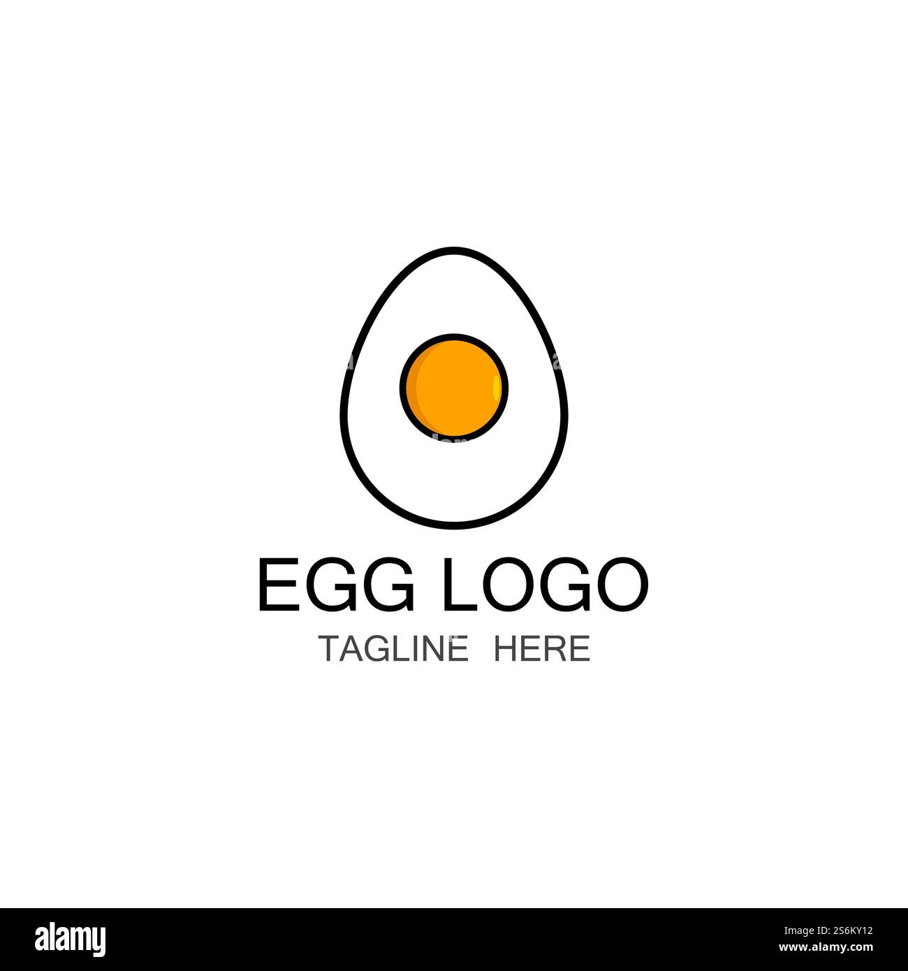 Scrambled egg logo design template Stock Vector Image & Art - Alamy