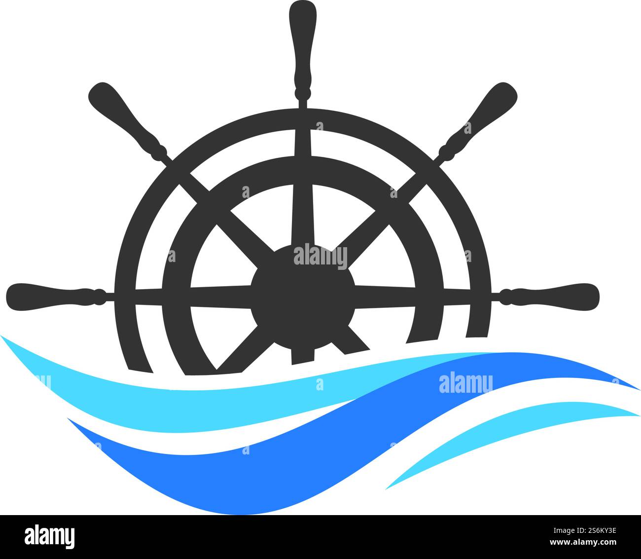 Ship wheel icon ilustration vector Stock Vector Image & Art - Alamy