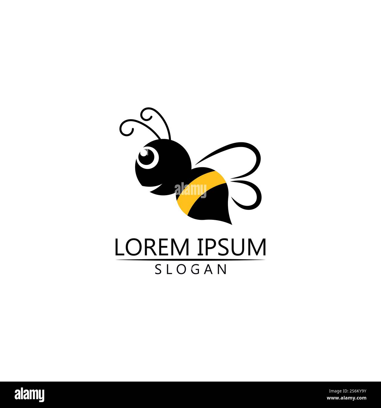 Bee Logo and symbol template vector Stock Vector Image & Art - Alamy