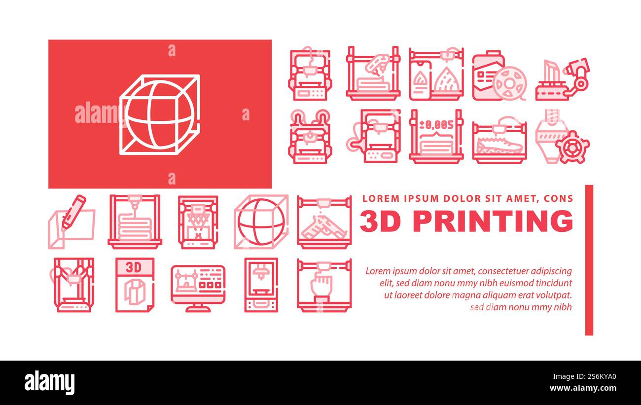 Building Material Landing Web Page Header Banner Template Vector ...