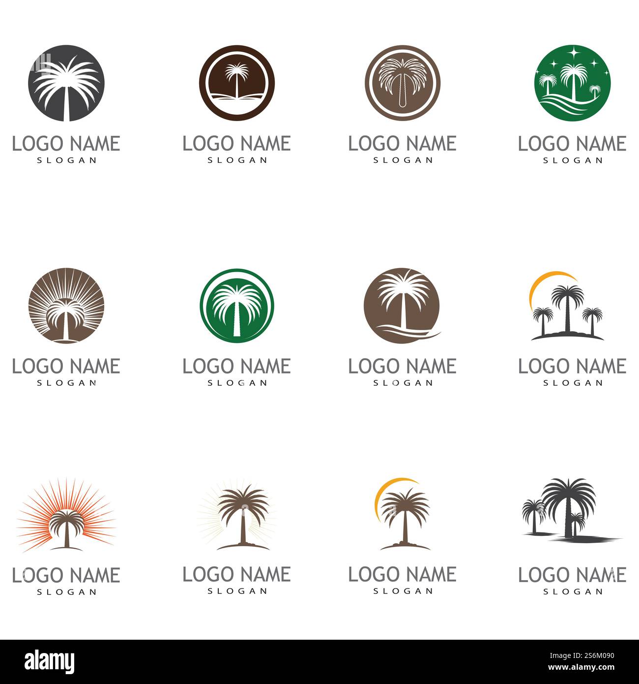 Date tree icon vector illustration logo template Stock Vector Image ...