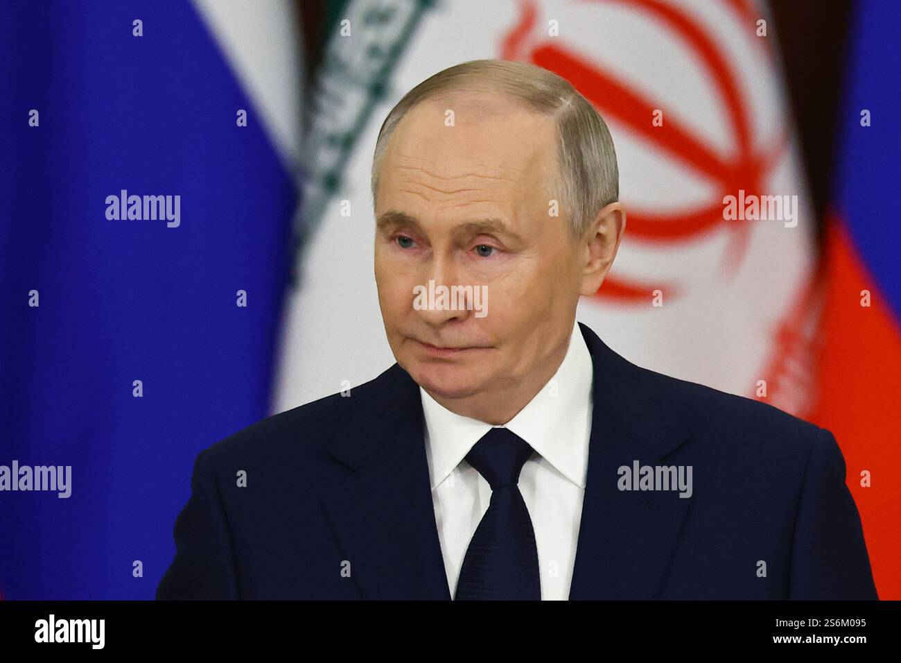 Russian President Vladimir Putin attends a signing ceremony with ... Russian President Vladimir Putin attends a signing ceremony with ...