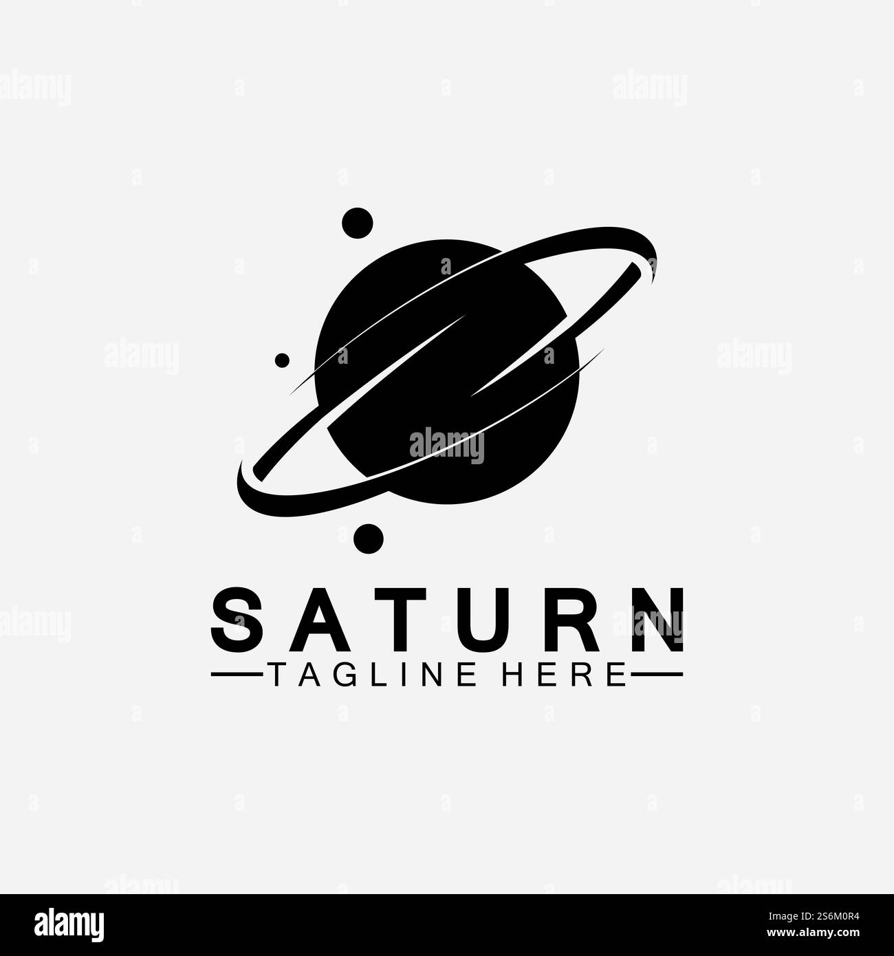 Planet Saturn logo vector illustration design. Planet logo template ...