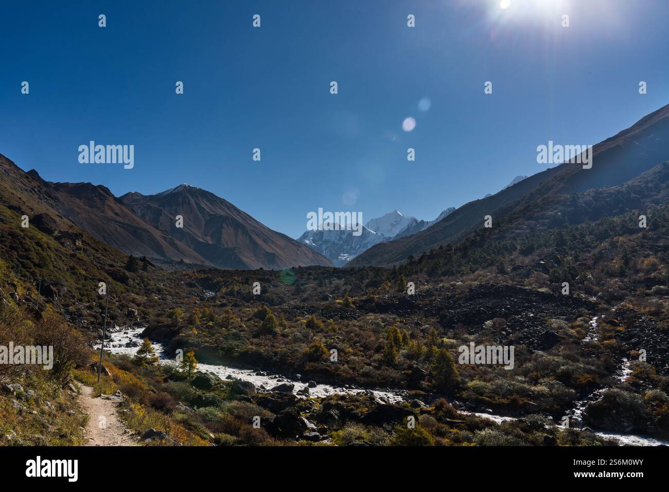 Himalayan Mountain Langtang Village to Kyanjin Ri trekking with ...