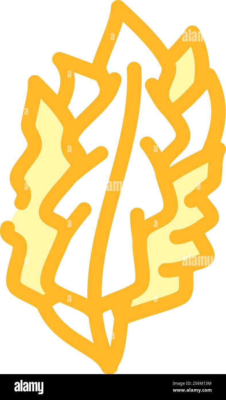japanese kelp seaweed color icon vector. japanese kelp seaweed sign ...