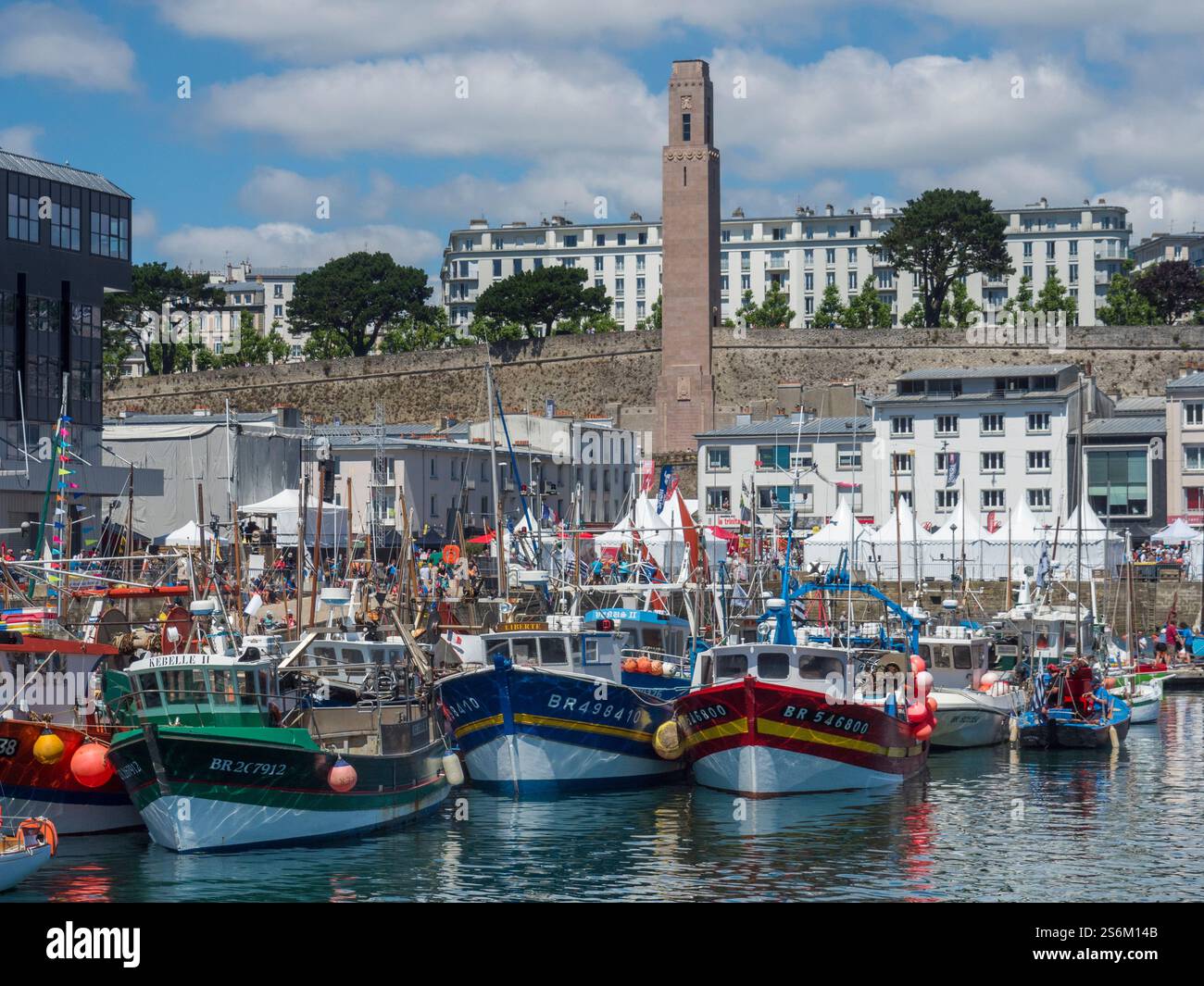 Fishing boat in brest port hi-res stock photography and images - Alamy