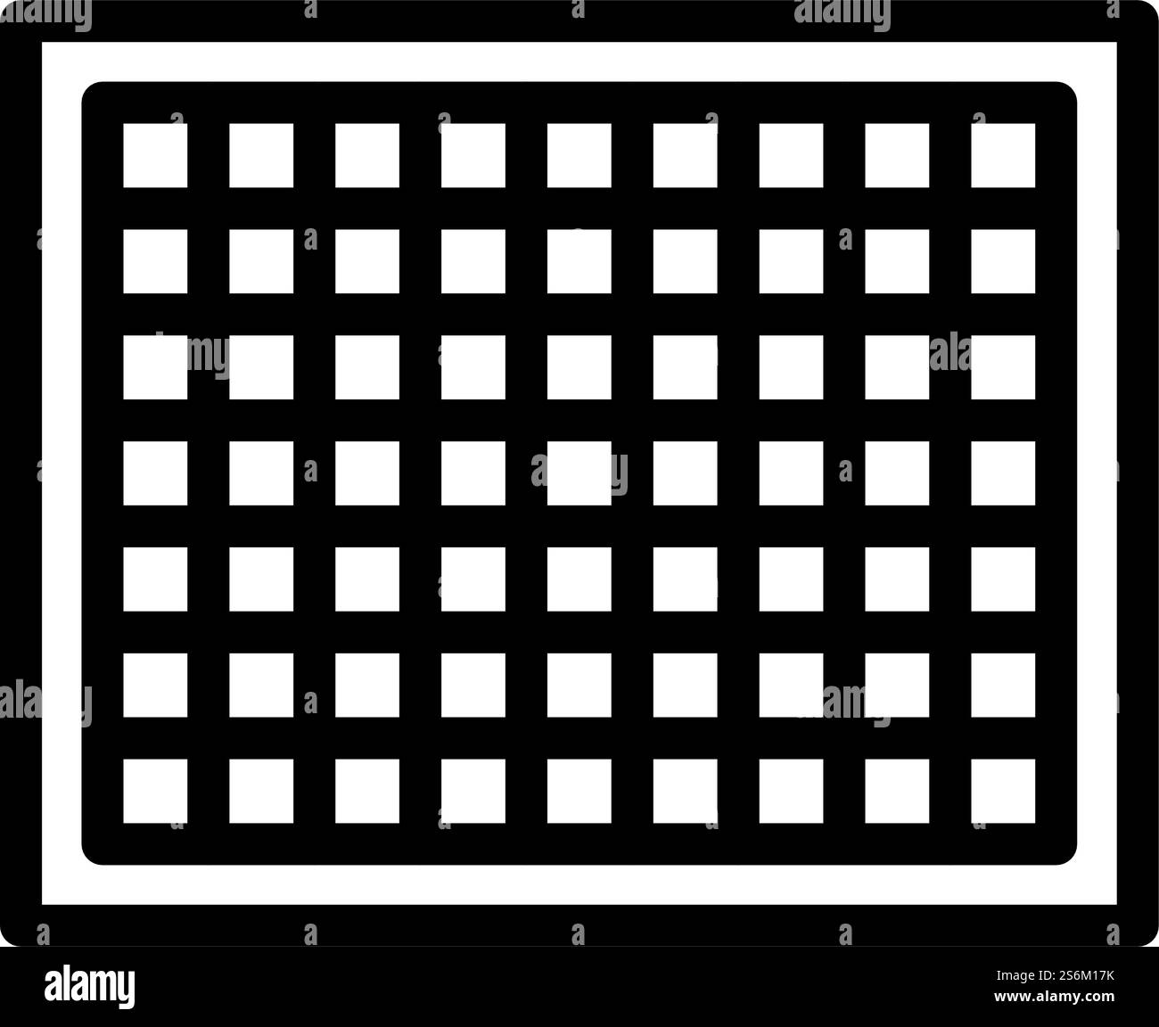 Icon Of Photo Camera Sensor. Bold outline design with editable stroke ...