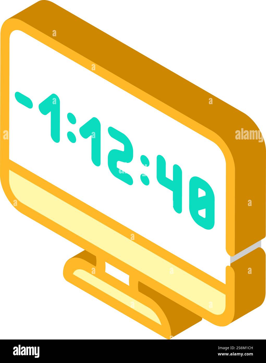 countdown video conference isometric icon vector. countdown video ...