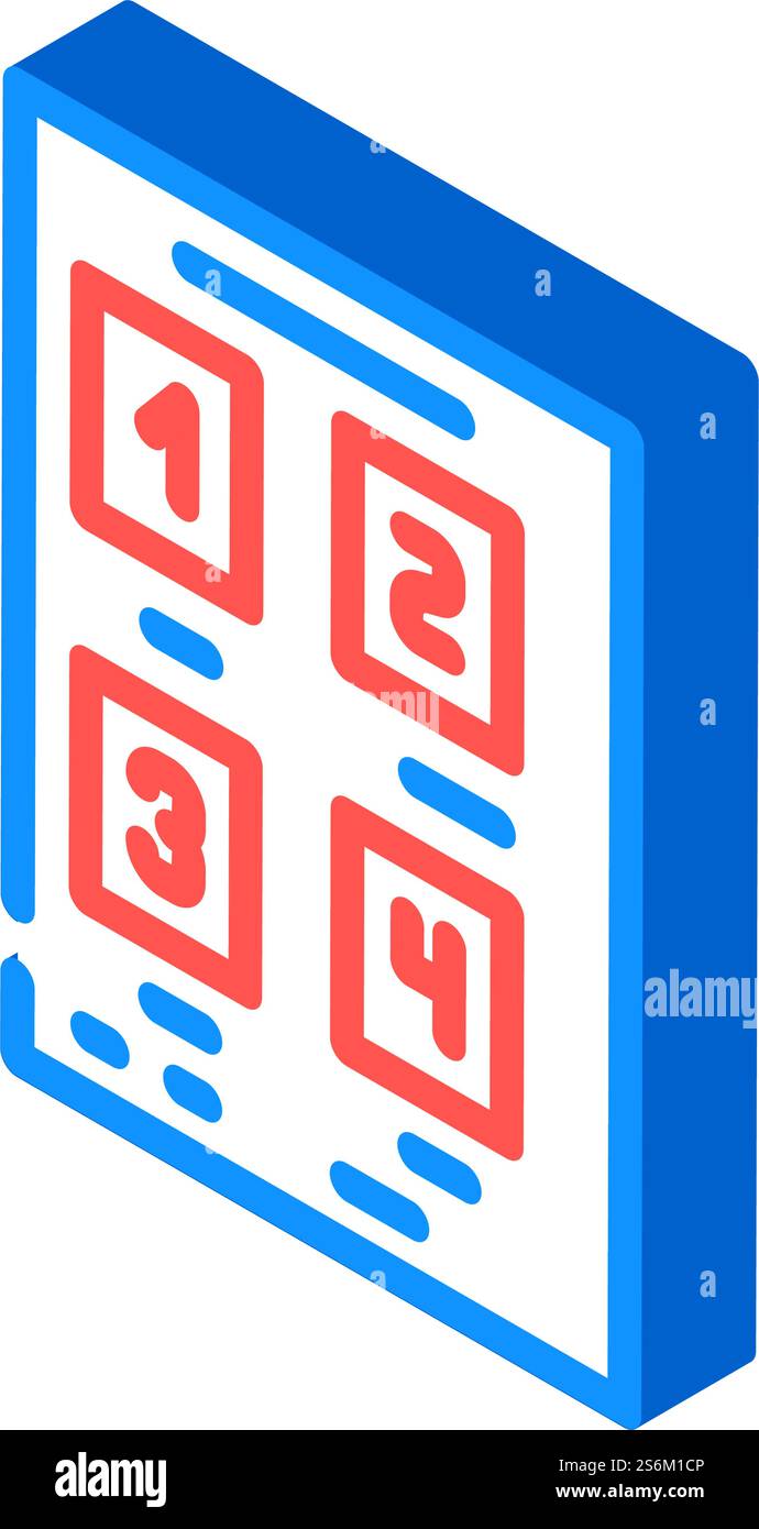 storyboard video production isometric icon vector. storyboard video ...