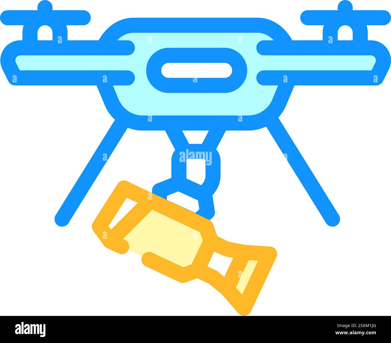 aerial video shooting drone color icon vector. aerial video shooting ...