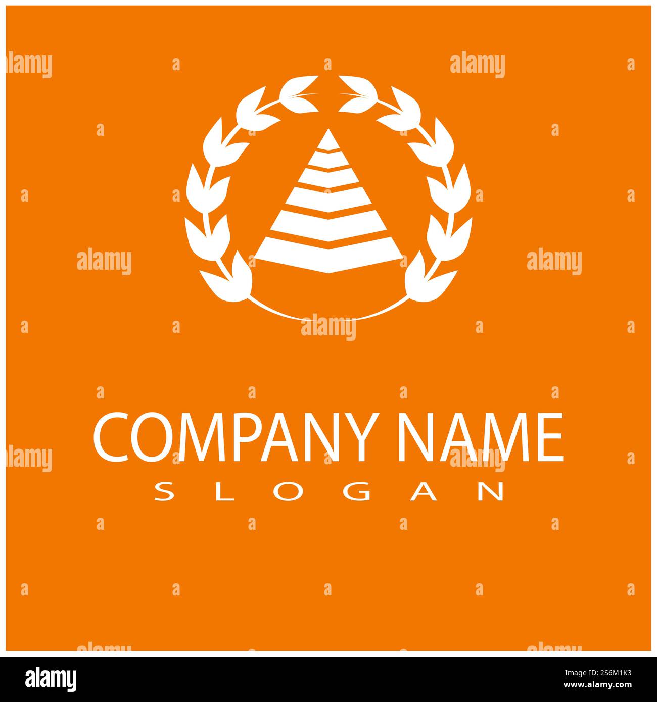 Futuristic Triangle Chain logo design inspiration Stock Vector Image ...
