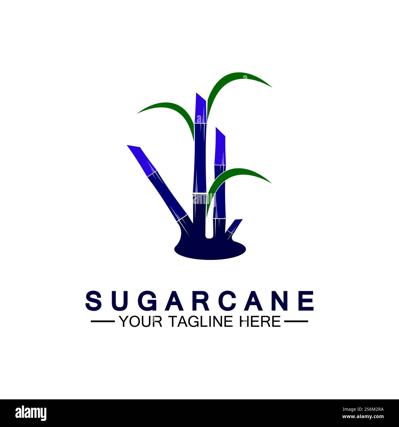 Sugar cane logo icon symbol vector illustration design template Stock ...