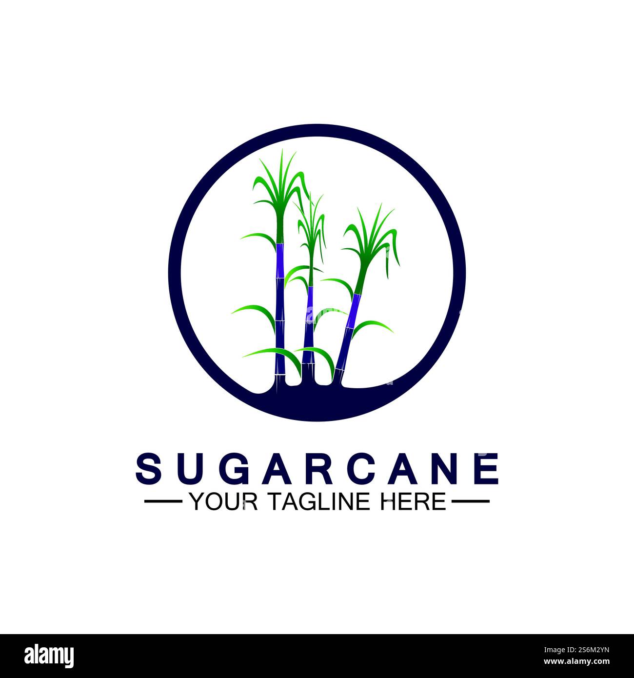 Sugar cane logo icon symbol vector illustration design template Stock ...