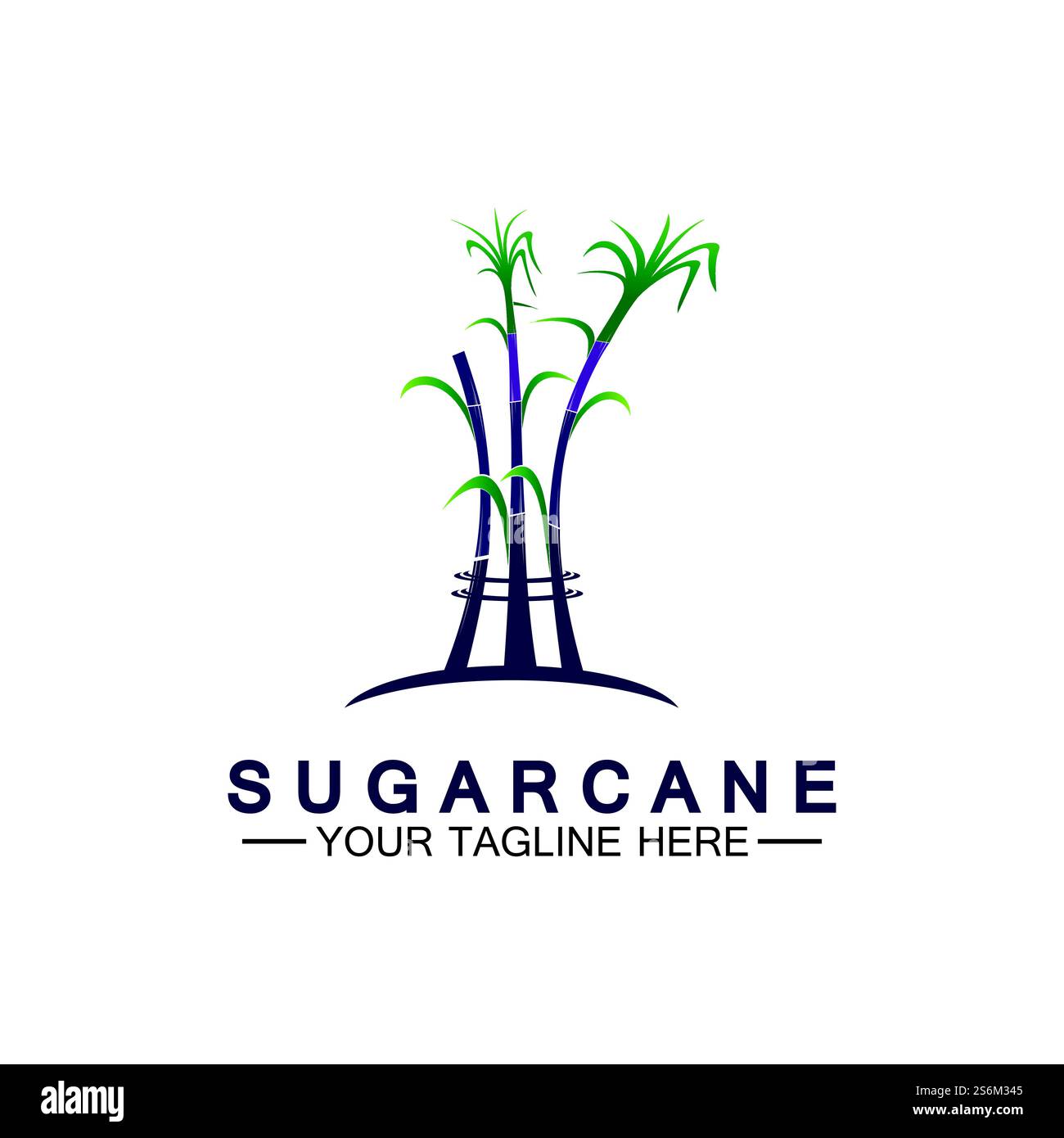 Sugar cane logo icon symbol vector illustration design template Stock ...