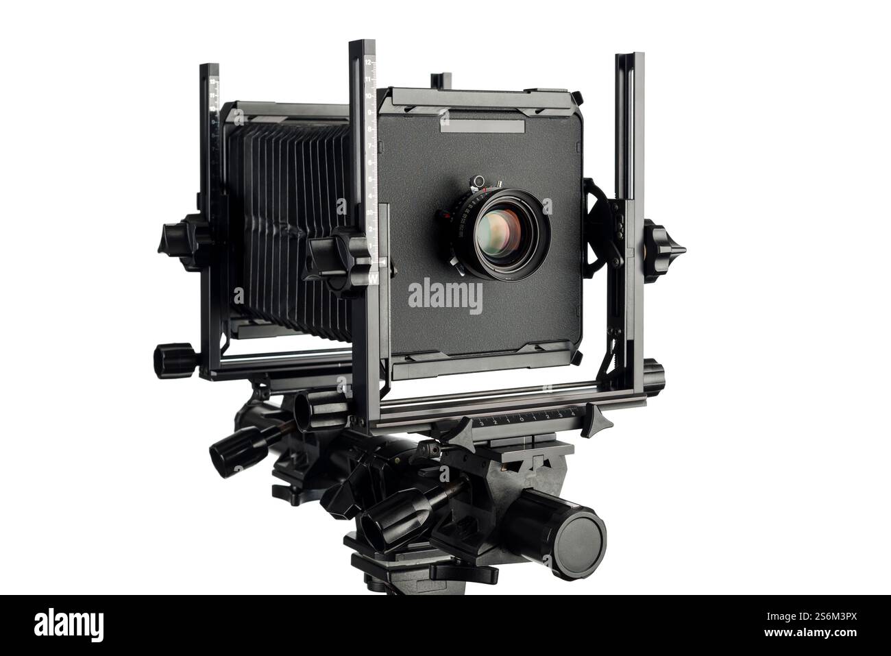 Large format film camera, isolated on white background Stock Photo - Alamy