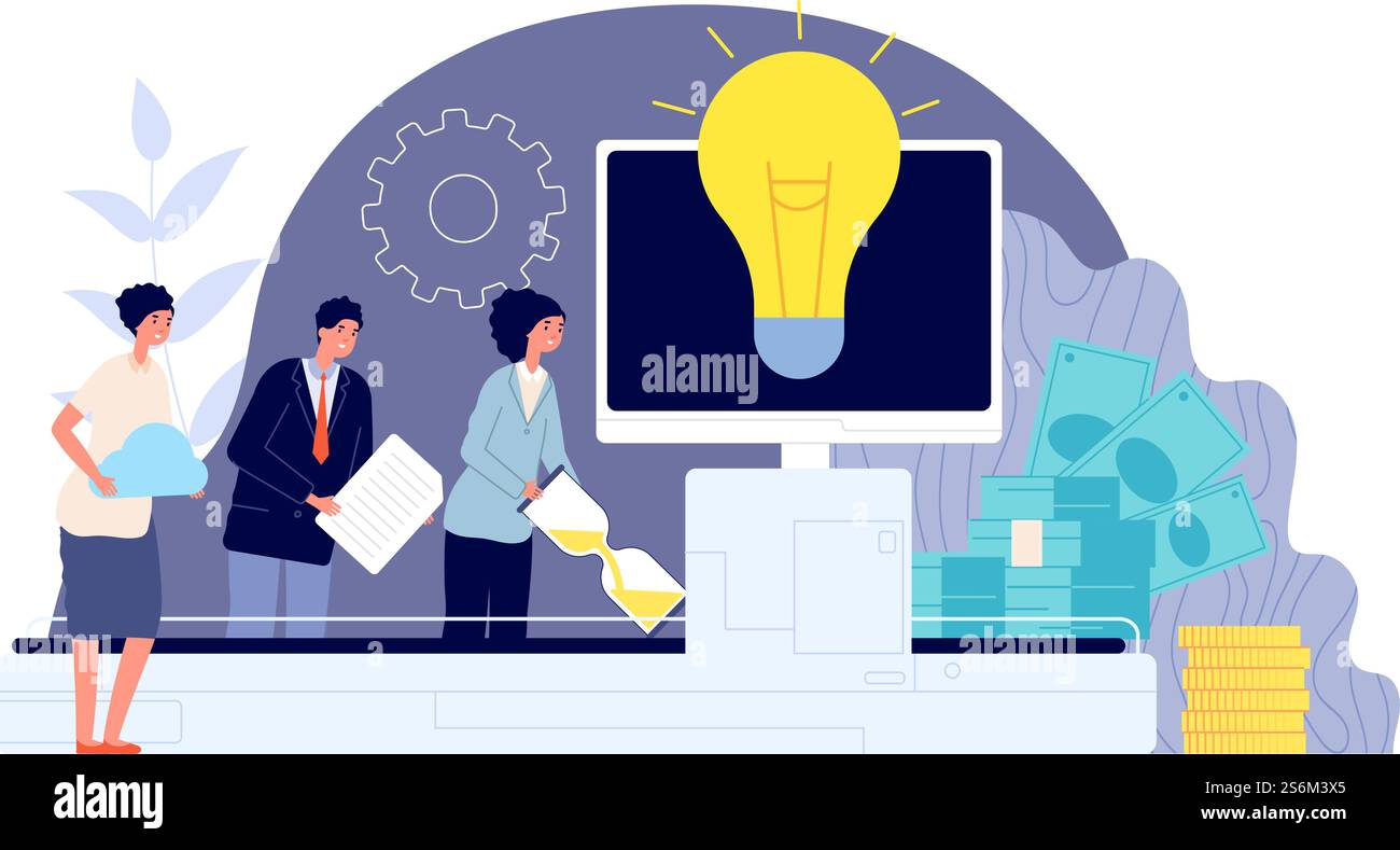 Brainstorm and teamwork. Business collaboration, engagement team create ...