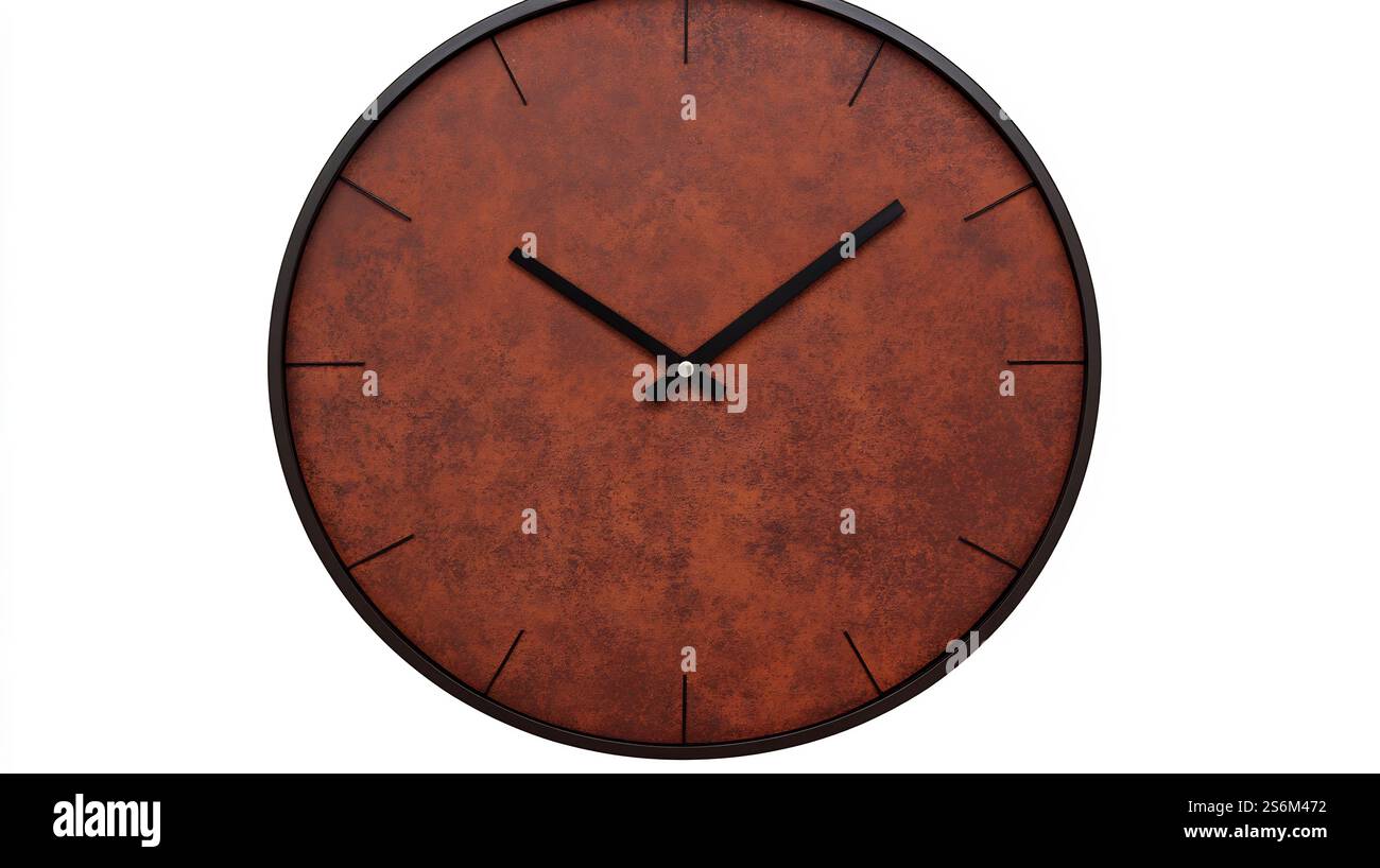 Minimalist Round Wall Clock with a Sleek,Elegant Design for Home or ...