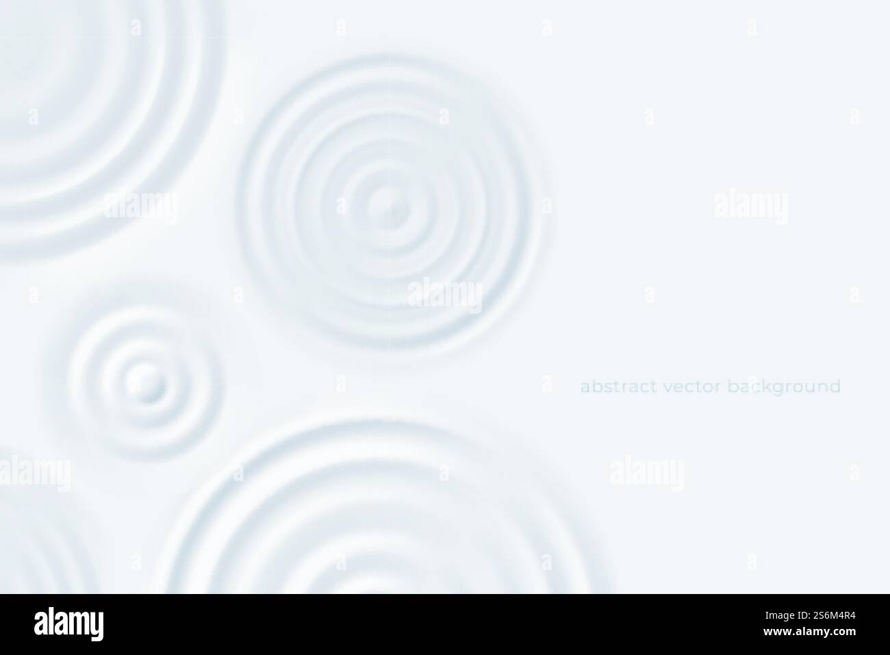 Ripple rounds background. Milk puddles surface, top view cosmetic cream ...