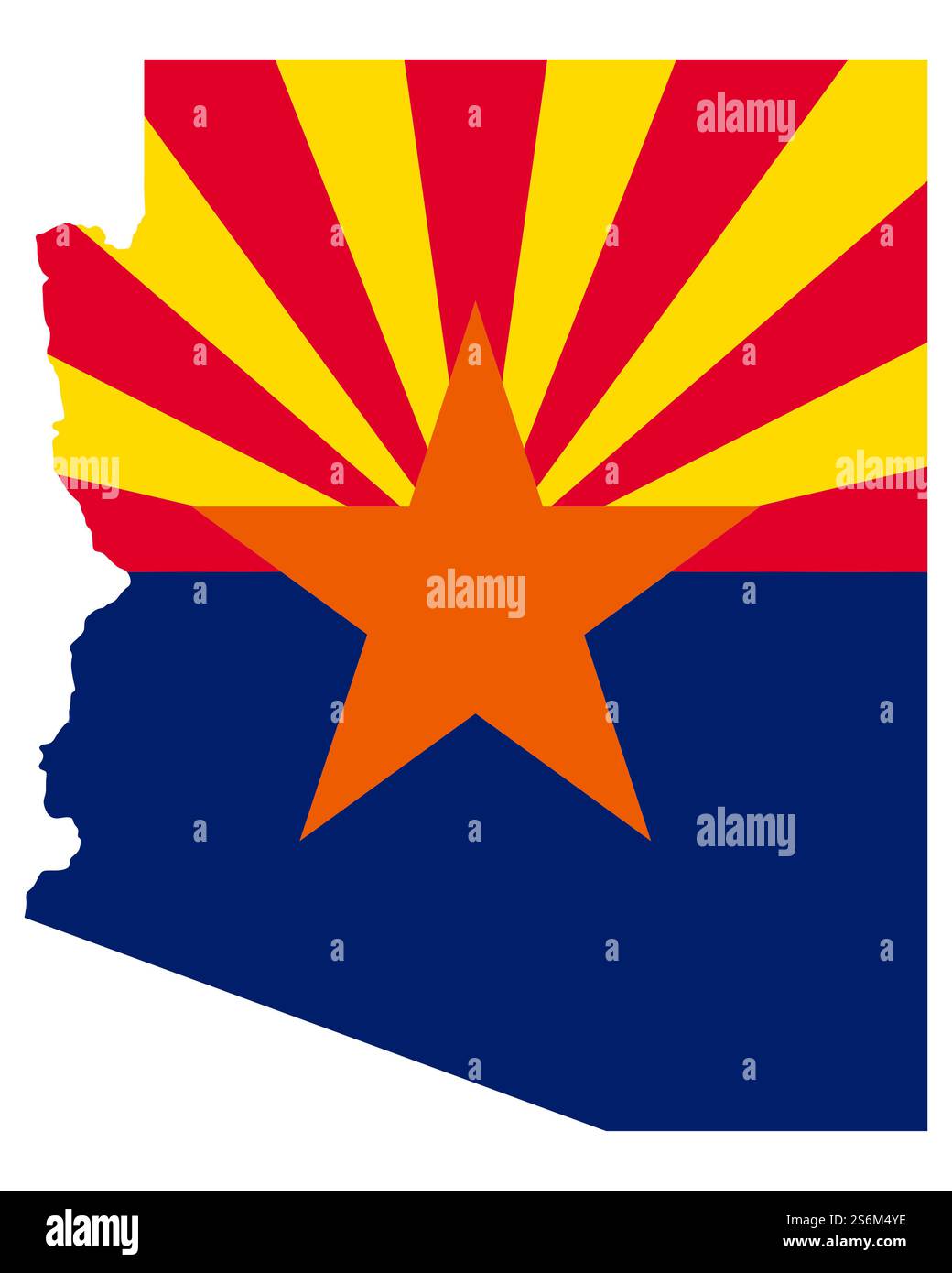 Arizona colors Cut Out Stock Images & Pictures - Alamy