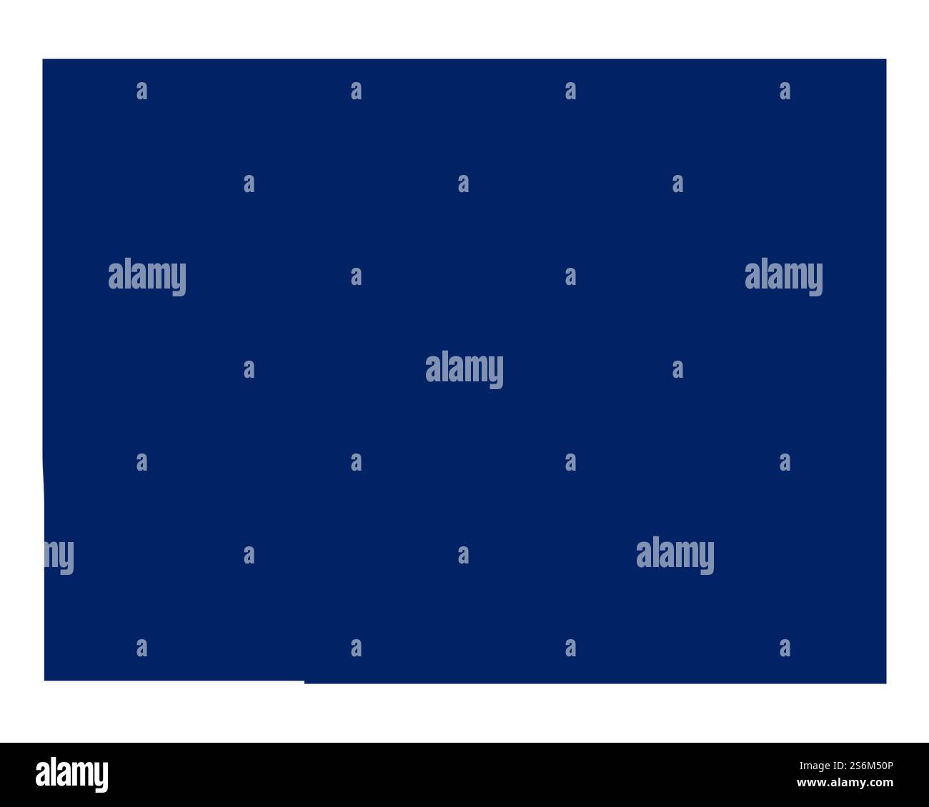 Map of Colorado in blue color Stock Photo - Alamy