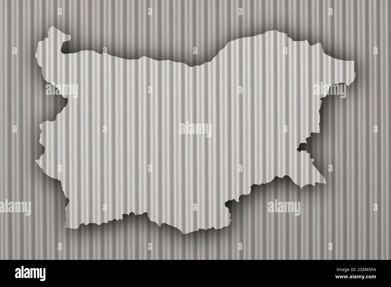 Map of Bulgaria on texture Stock Photo - Alamy