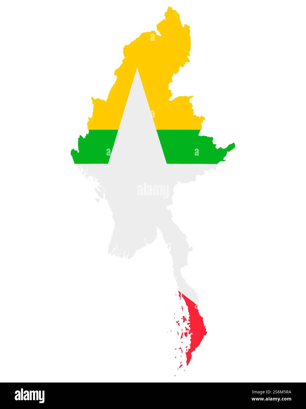 National flag myanmar in Cut Out Stock Images & Pictures - Alamy
