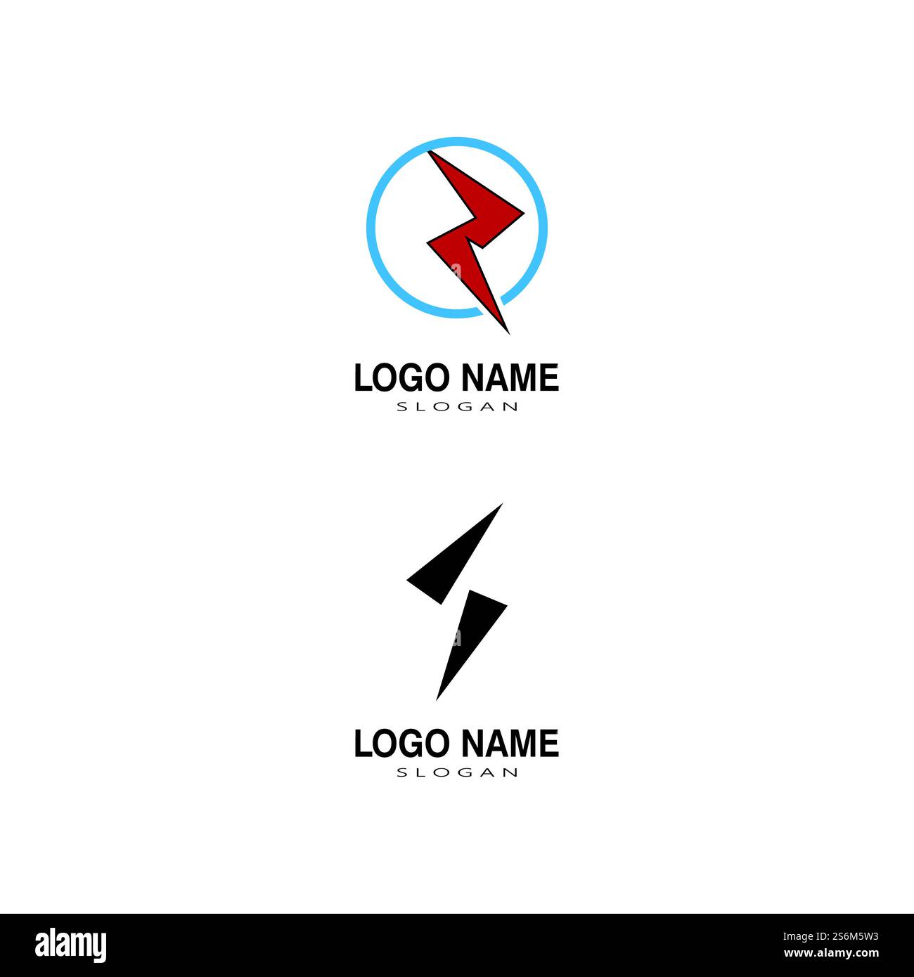 Flash thunderbolt Template vector icon illustration Stock Vector Image ...