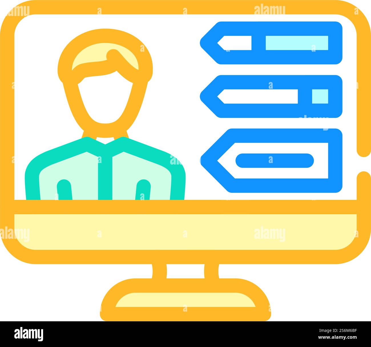 skills human employee color icon vector. skills human employee sign ...