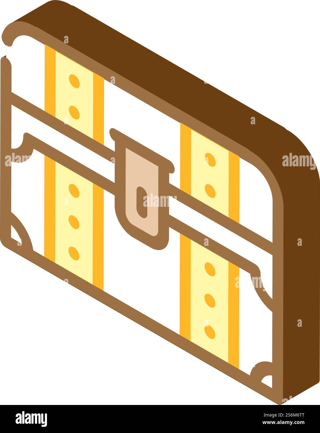 chest fairy tale isometric icon vector. chest fairy tale sign. isolated ...