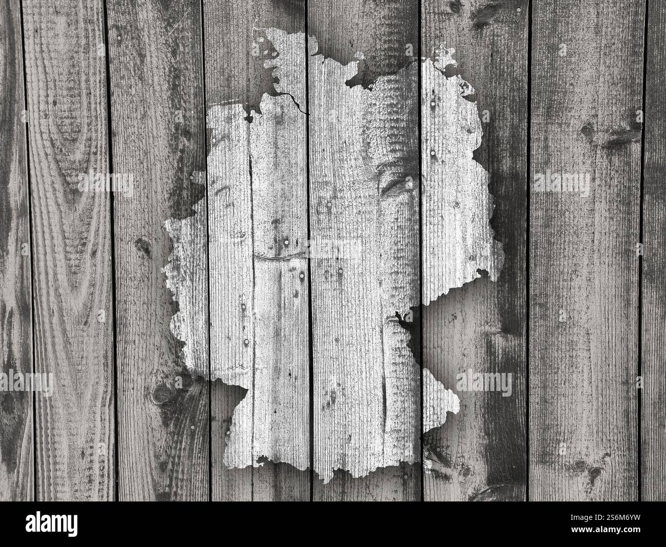 Map of Germany on weathered wood Stock Photo - Alamy