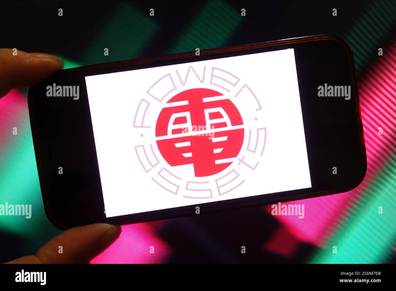 In this photo illustration, the Power Assets company logo is seen ...