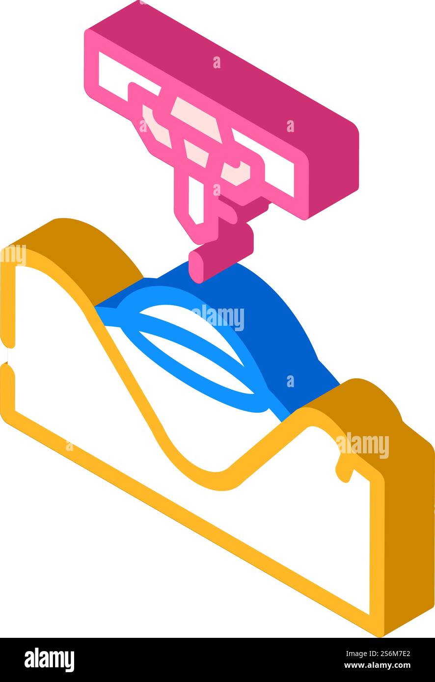 laser correction ophthalmology isometric icon vector. laser correction ...