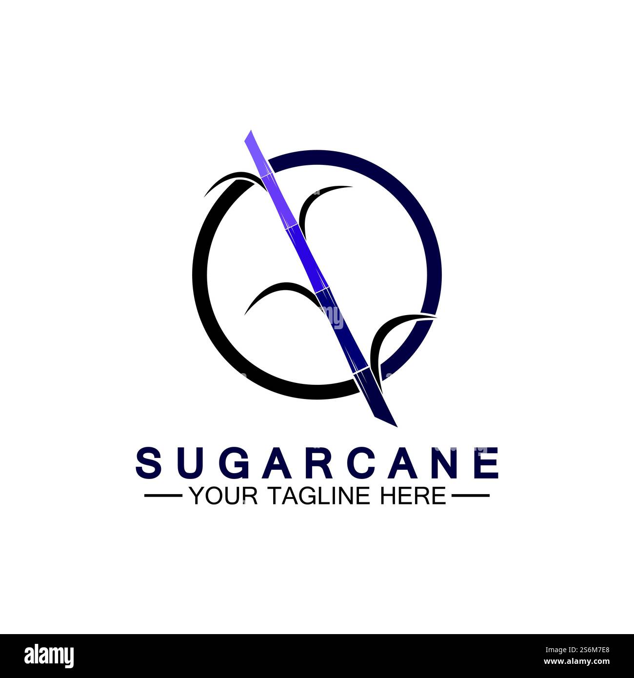 Sugar cane logo icon symbol vector illustration design template Stock ...