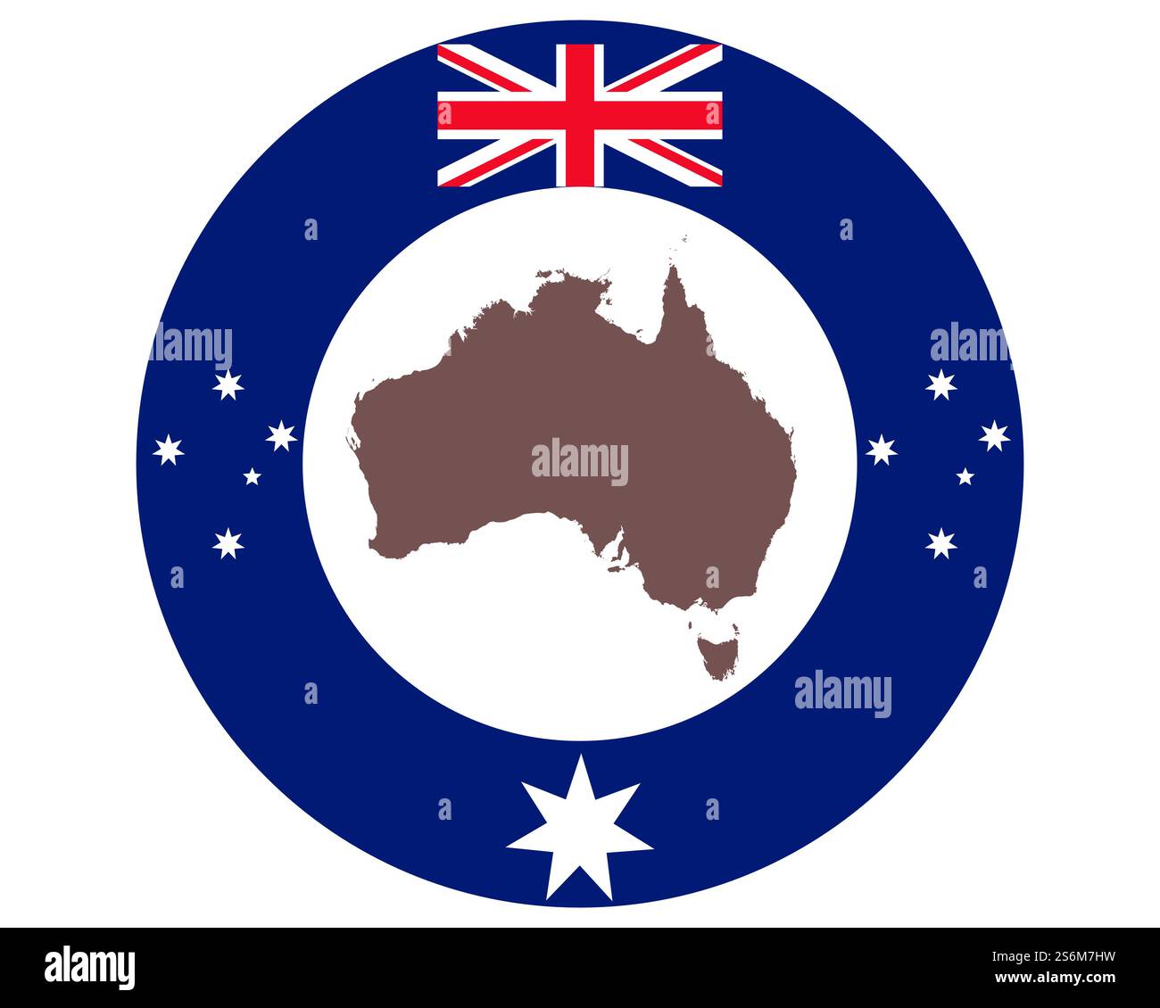 Flag australia red white Cut Out Stock Images & Pictures - Alamy