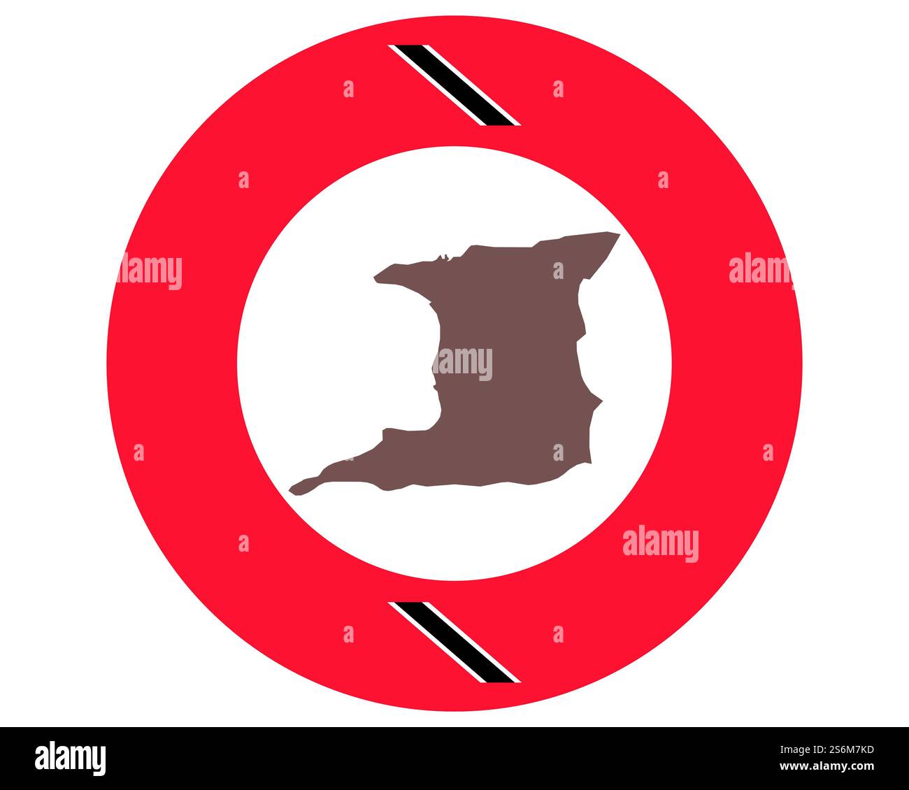 Map of trinidad hi-res stock photography and images - Alamy