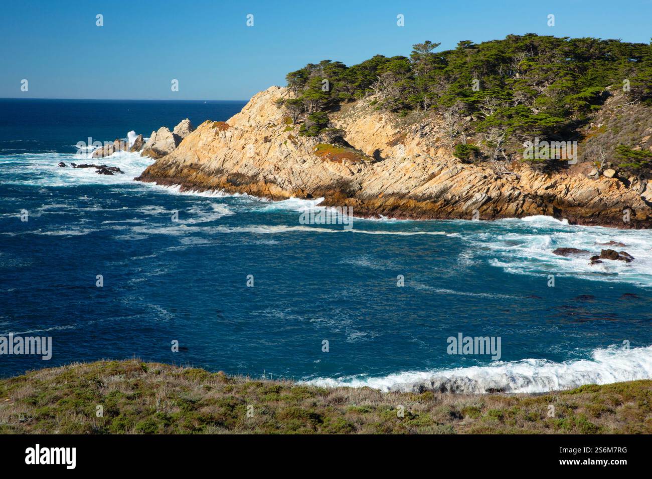 Headland Cove from Sea Lion Point Trail, Point Lobos State Reserve, Big ...