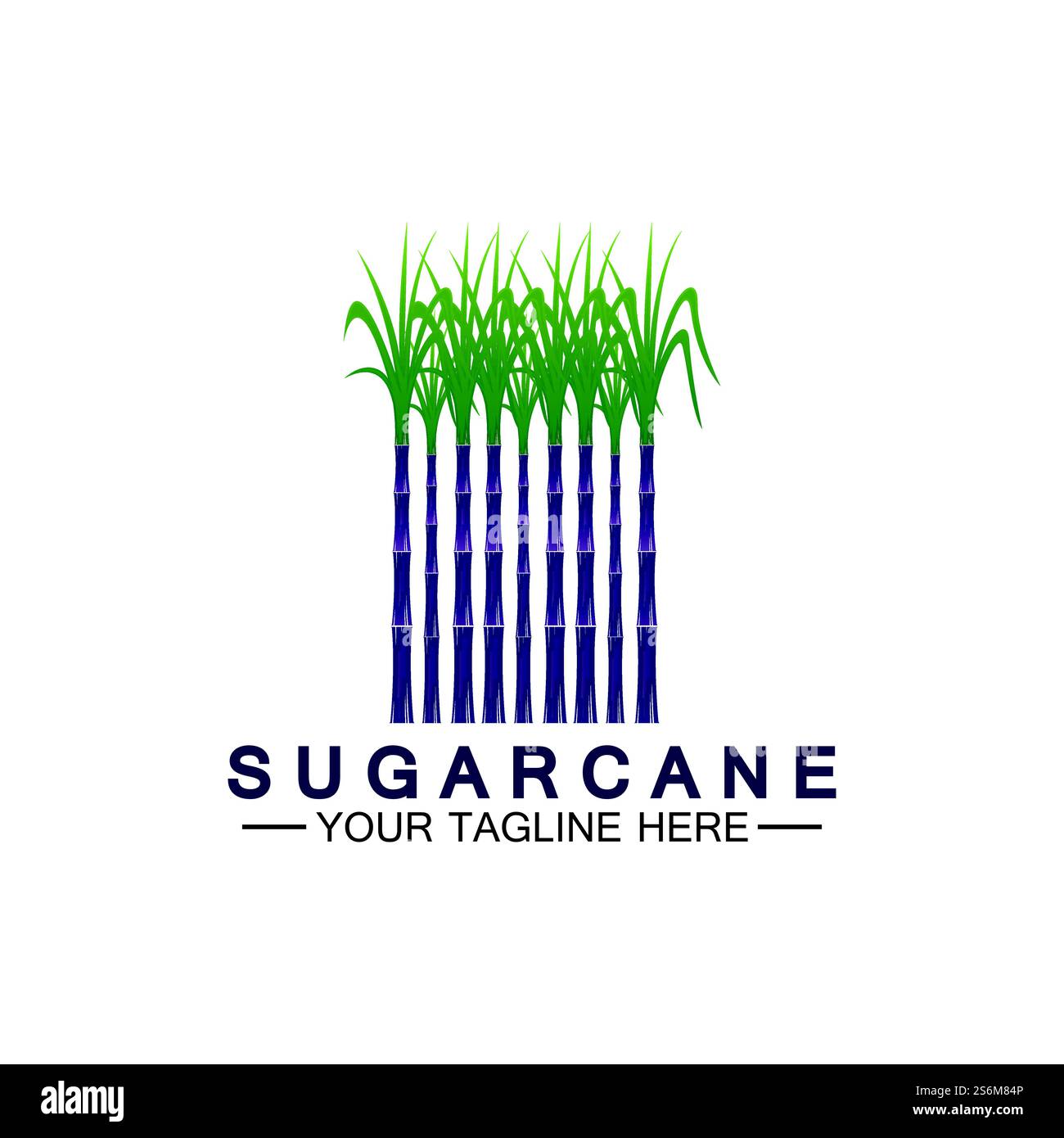 Sugar cane logo icon symbol vector illustration design template Stock ...