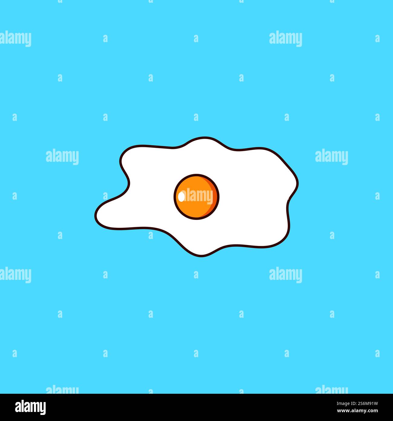 Scrambled egg logo design template Stock Vector Image & Art - Alamy